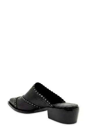 SHU SHOP Tucson Faux Leather Mule - Black