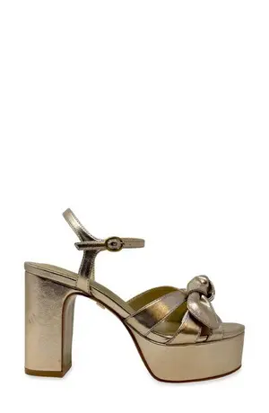 SHU SHOP Esmeralda Faux Leather Platform Sandal