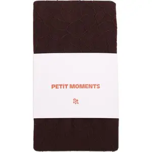 PETIT MOMENTS Rosette Lace Tights - Brown