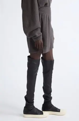 Rick Owens Cashmere Blend Knit Shorts