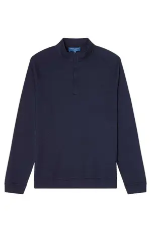 ROBERT TALBOTT Wesley Cashmere Blend Quarter Zip