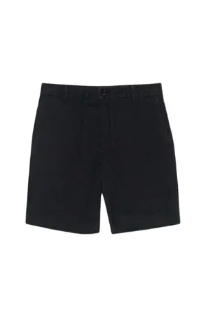 Robert Talbott Stewart Stretch Linen Blend Convertible Drawstring Short - Black