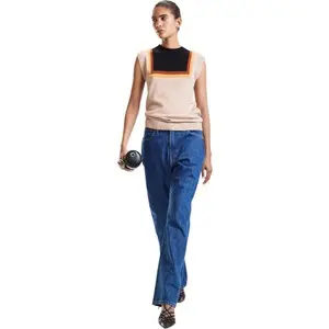 Cynthia Rowley Eastport Sleeveless Knit Pullover - Brown