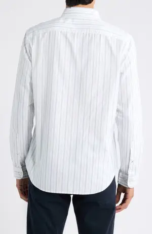 Bonobos Multi Stripe Stretch Oxford Cotton Button Down Shirt - Laslo Stripe