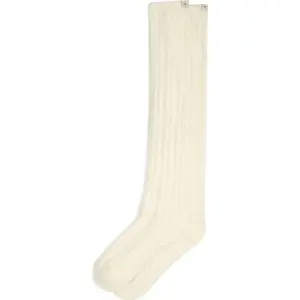 Barefoot Dreams Cozychic® Pointelle Knee High Socks - Pearl