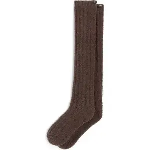 Barefoot Dreams Cozychic® Pointelle Knee High Socks - Umber