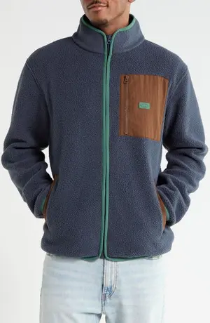 BILLABONG Alpine Fleece Jacket - Blue Graphite