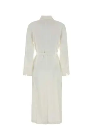 Max Mara Stretch Linen Blend Nordica Shirt Dress