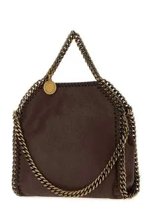 Stella McCartney Chocolate Shaggy Deer Tiny Falabella Handbag - Brown