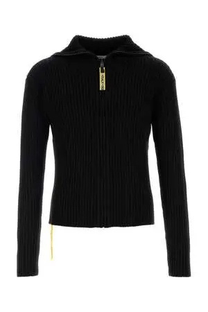 Fendi Wool Blend Cardigan - Black