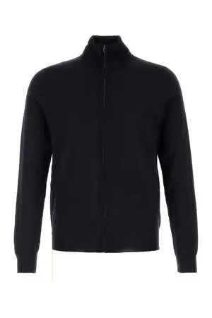 Fendi Midnight Stretch Wool Cardigan - Blue