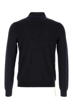 Fendi Midnight Stretch Wool Polo Shirt