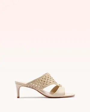 ALEXANDRE BIRMAN Lia Mule 60 - Eggshell