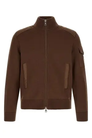 Moncler Padded Cardigan - Brown