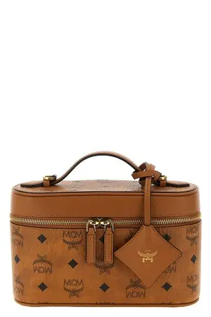 Mcm Small 'aren' Vanity Case Crossbody Bag - Brown