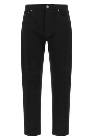 Brunello Cucinelli Straight Leg Jeans - Black