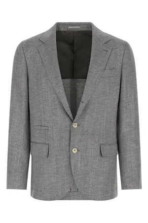 Brunello Cucinelli Deconstructed Single-breasted Blazer