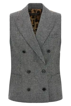 Dolce & Gabbana Dolce' Vest - Gray