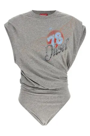DIESEL® T-noby' Bodysuit - Gray