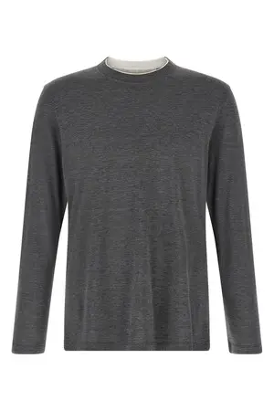 Brunello Cucinelli Silk And Cotton T-shirt