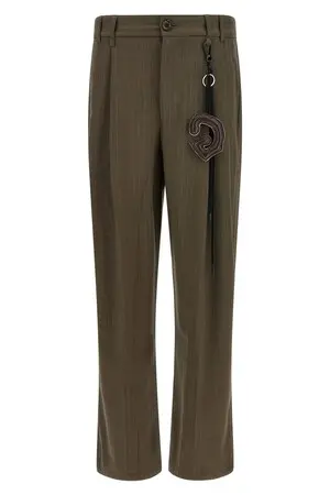 SONG FOR THE MUTE Pinstripe Pants - Brown
