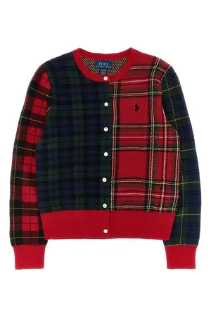 Polo Ralph Lauren Scottish Cardigan And Top Set