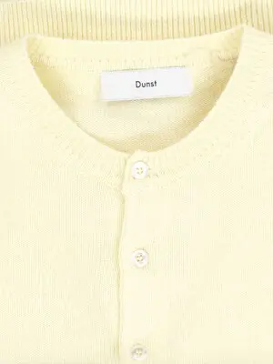 DUNST Wool-blend Cardigan - Yellow