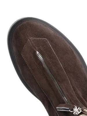 THE ROW Ankle Boots "zipped Boot 1 - Brown