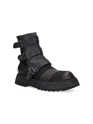 Guidi Buckle Ankle Boots