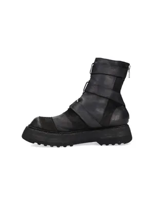 Guidi Buckle Ankle Boots