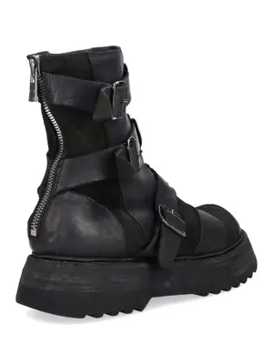 Guidi Buckle Ankle Boots