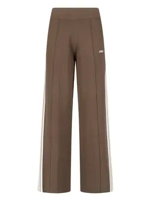 AUTRY Knitted Viscose Joggers - Brown