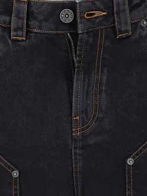Vaquera Asymmetric Denim Mini Skirt