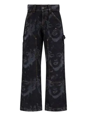 Vaquera Wide Jeans "marilyn Workwear - Black