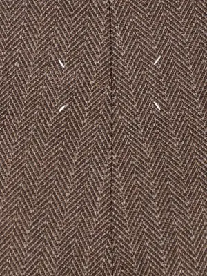 MAISON MARGIELA Midi Skirt With Houndstooth Pattern