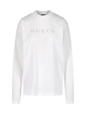 Gucci Cotton Jersey T-shirt With Print - White
