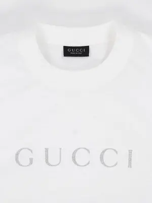 Gucci Cotton Jersey T-shirt With Print - White
