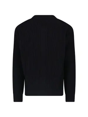 Maison Kitsuné Merino Wool Cardigan "fox Head