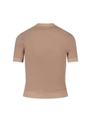 MAISON MARGIELA Cupro T-shirt - Pink