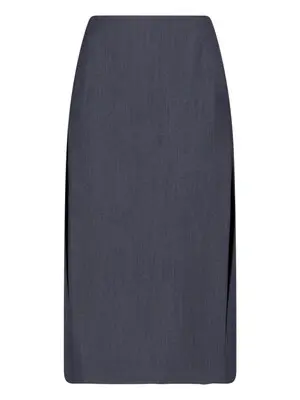 JIL SANDER Wool Fil-à-fil Skirt