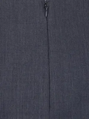 JIL SANDER Wool Fil-à-fil Skirt