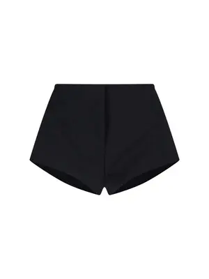 ENTIRE STUDIOS Wool-blend Shorts - Black