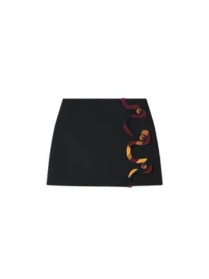 Emilio Pucci Gonna In Tecno Poudre Skirt - Black
