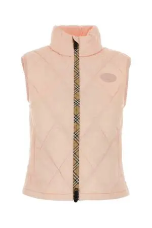 Burberry Light Nylon Sleeveless Jacket - Pink