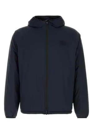Burberry Dark Nylon Padded Jacket - Blue