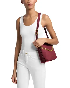 Michael Kors Small Leather Bucket Bag