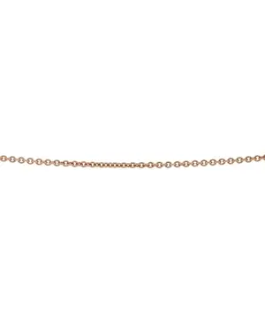 Hermès Small Ever Chaine D'ancre Lariat Necklace 18k Rose Gold With Diamonds - Pink