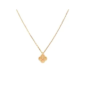 VAN CLEEF & ARPELS Sweet Alhambra Pendant Necklace 18k Rose Gold - Pink