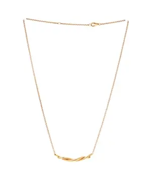 CARTIER Entrelaces Pendant Necklace 18k Rose Gold