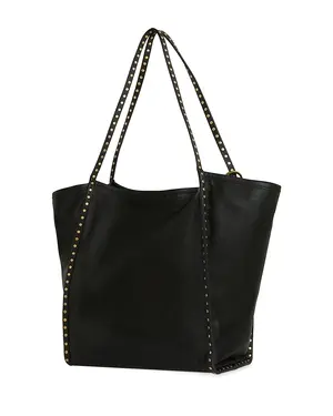 Rebecca Minkoff Dylan Large Studded Leather Tote - Black